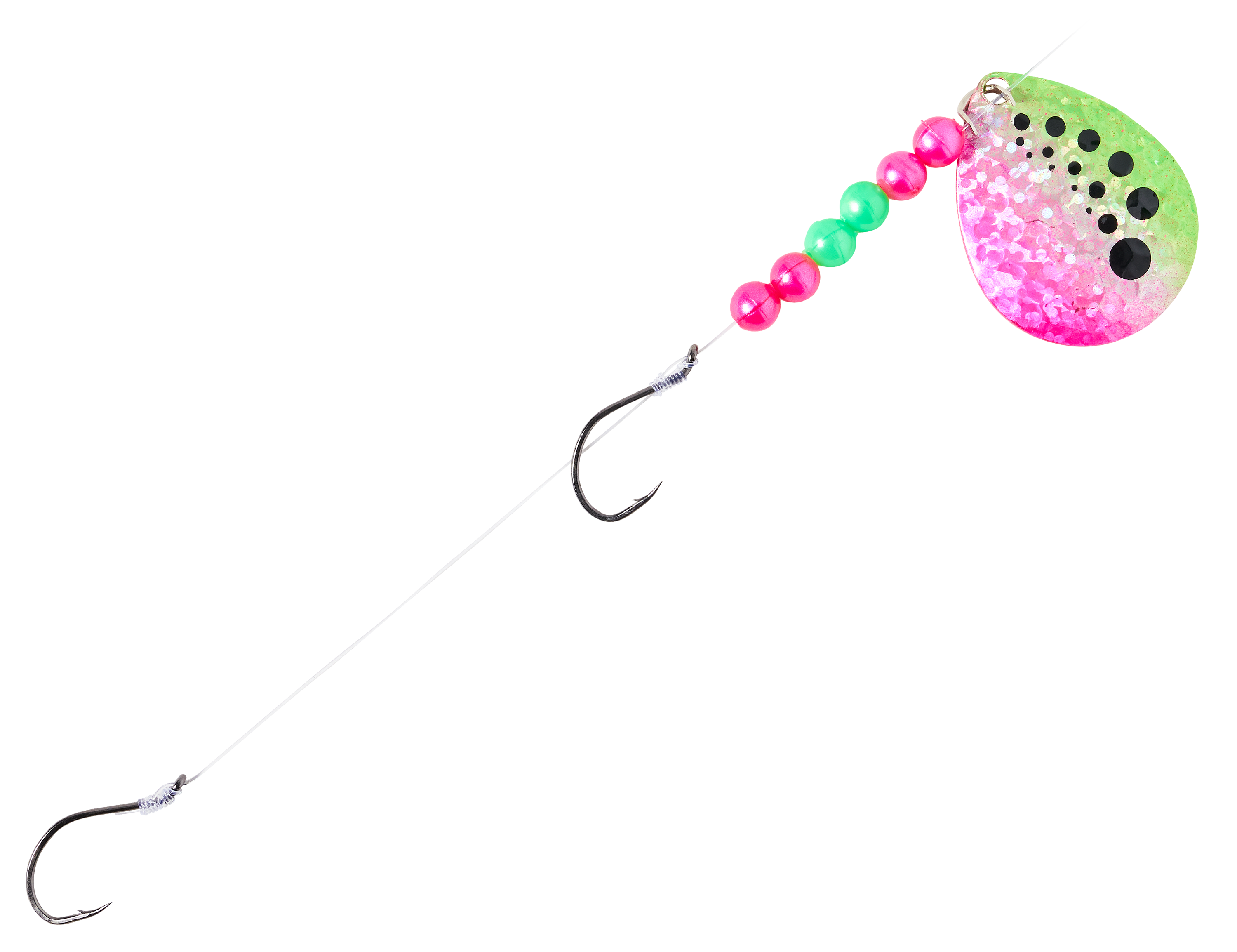 Bass Pro Shops Walleye Angler 2-Hook Walleye Spinner Harness Rig 2-Pack ...